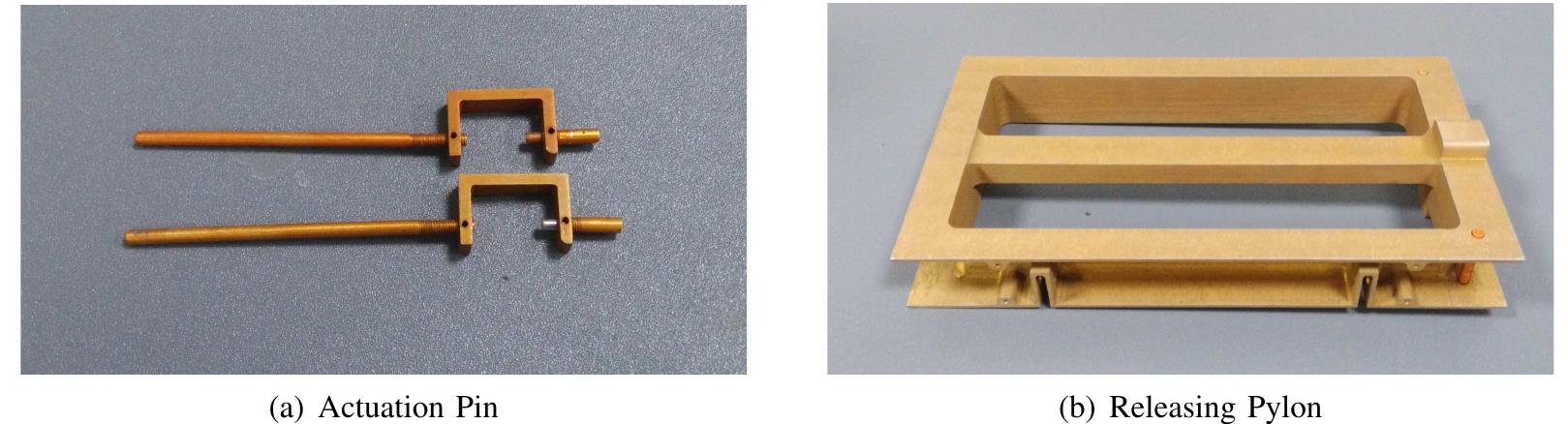 Fabricated hardware components of airdrop mechanism. shows