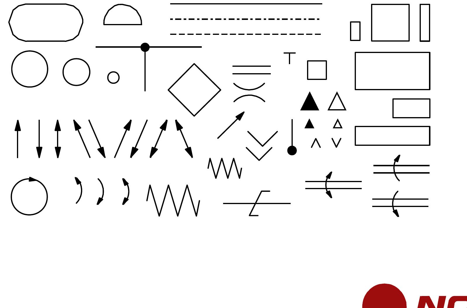 Figure 1 - Pneumatic Symbols For system diagrams and