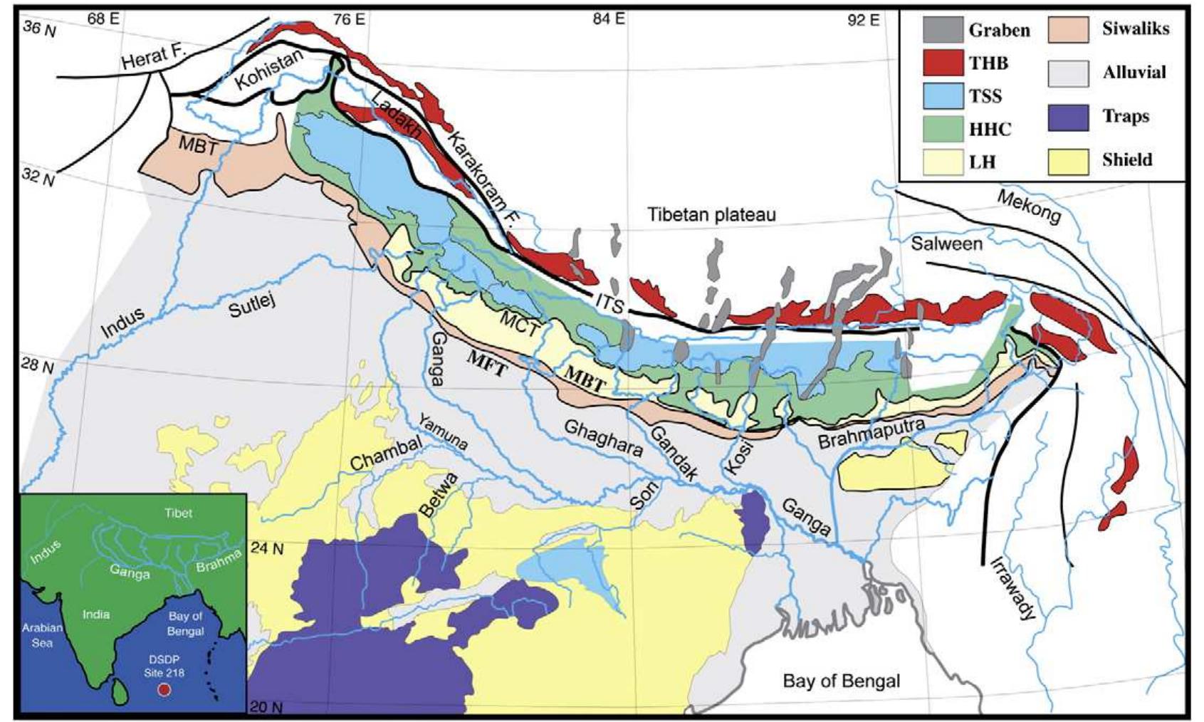 Figure 1 - from Sr–Nd–Os evidence for a stable erosion