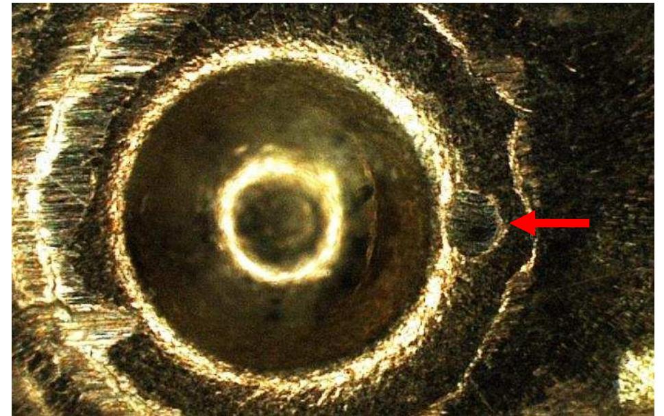 The firing pin drag marks of beretta px4 storm subcompact