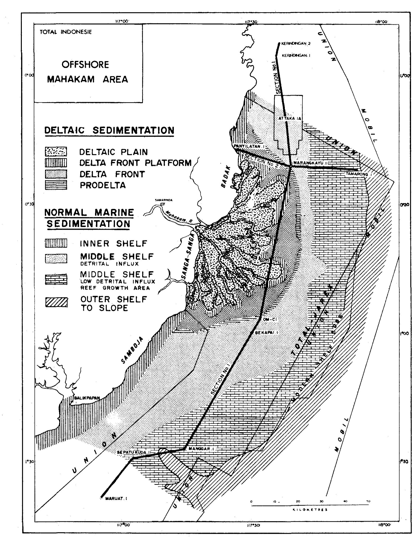 Modern mahakam delta and depositional environments