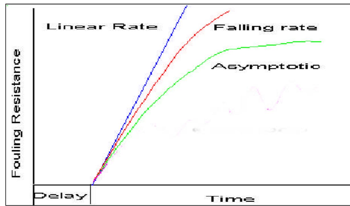 Figure 7 - Modeling of membrane fouling and flux decline in
