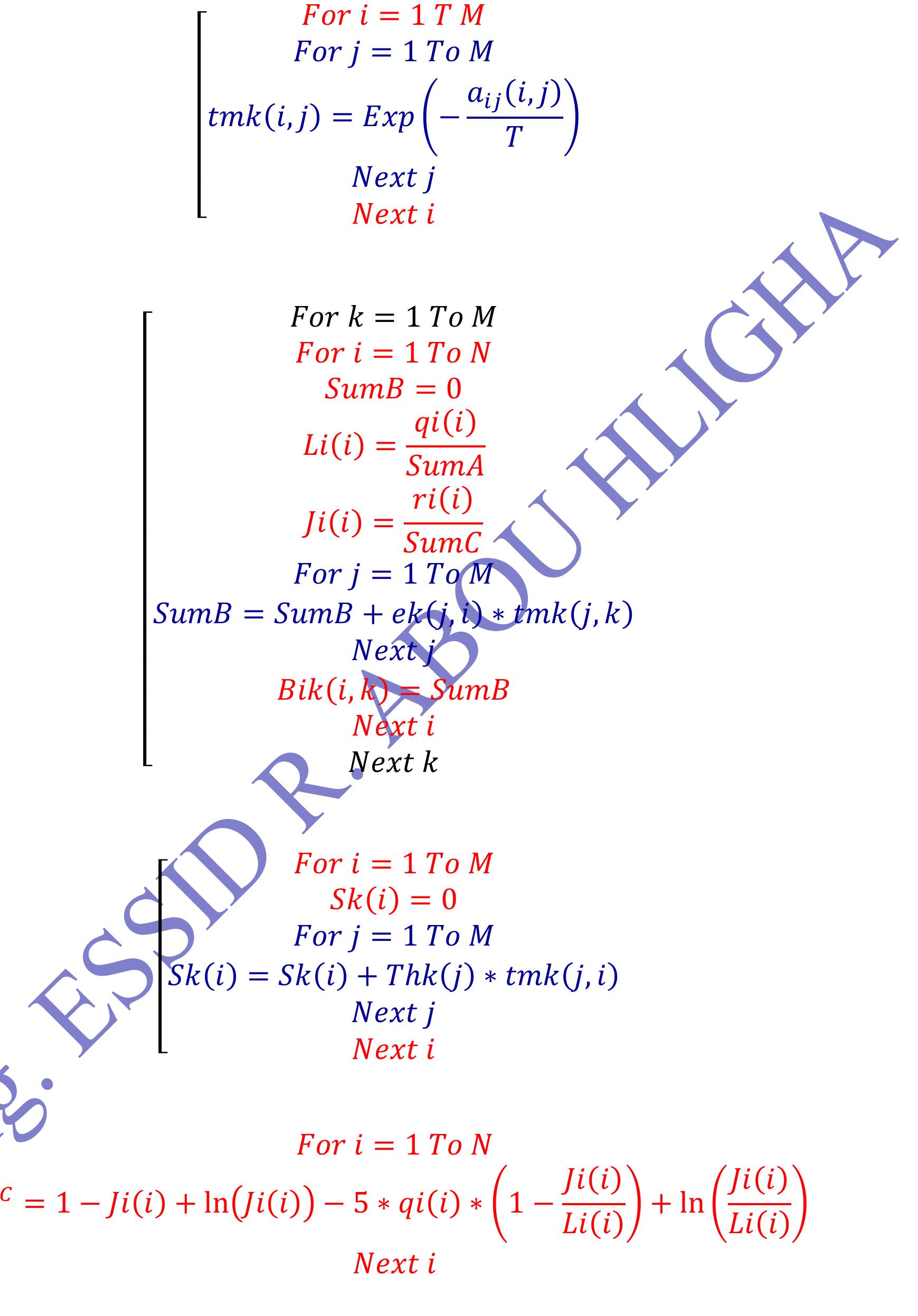 Figure 1 - UNIFAC activity coefficient of Mixture