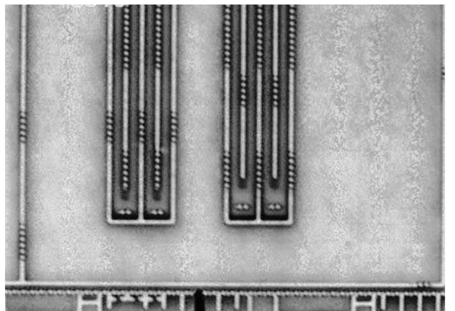 Cross-section of the esd structure for a soi double- diode