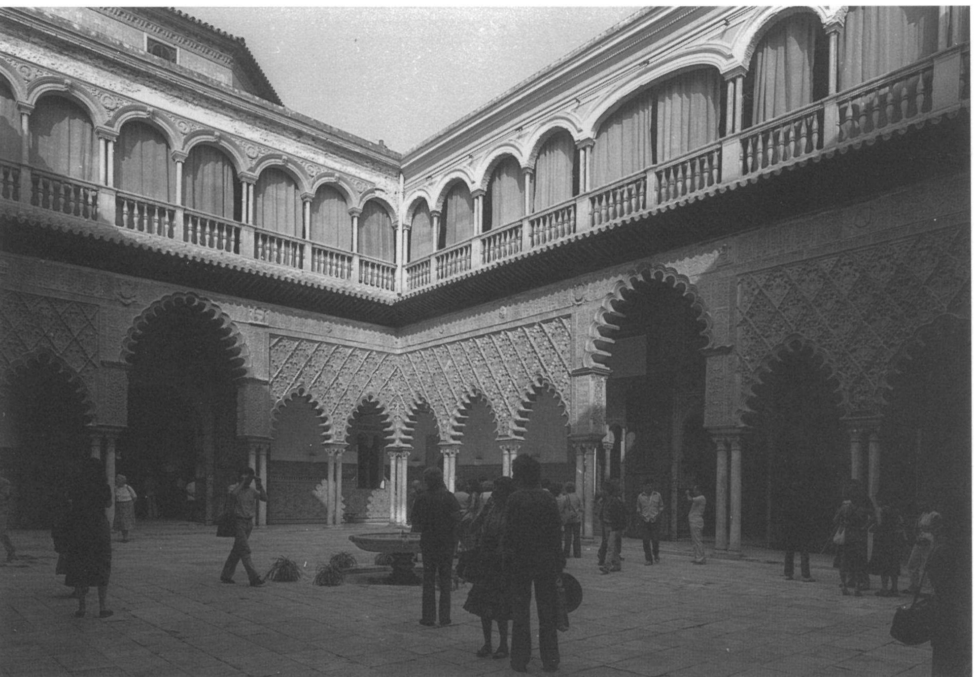 Seville. alcazar. the patio de las doncellas, 1539-79.
