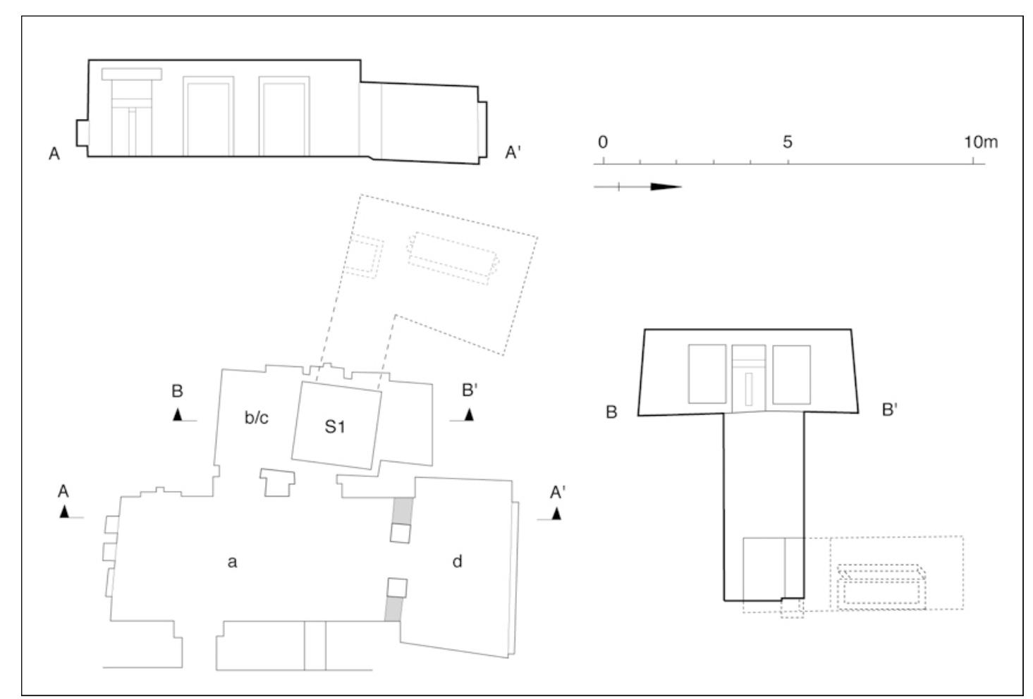 - map of the rock-cut tomb of meresanch iil g7530sub (peter