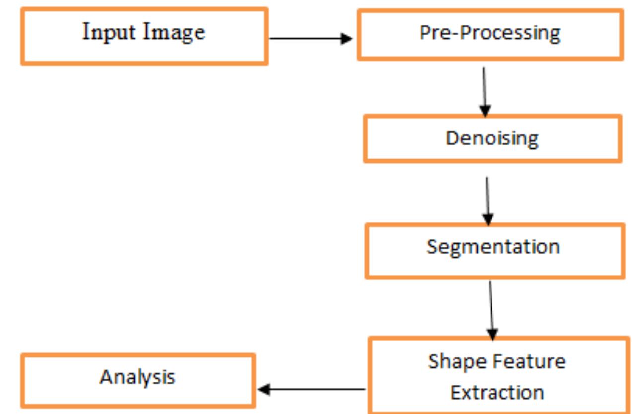 A, block diagram: fig. 1: stages of processing the