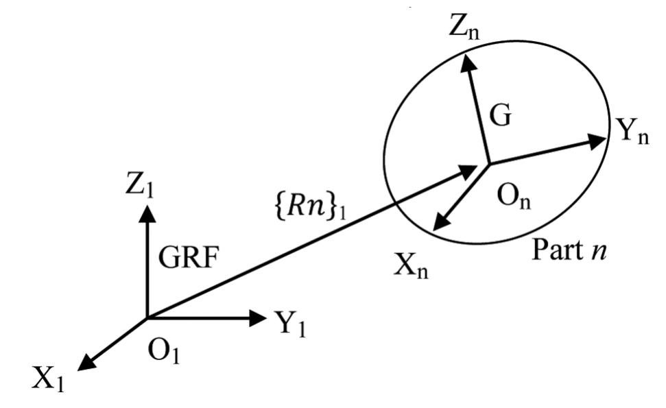 3.2 equations of motion for a part of multibody