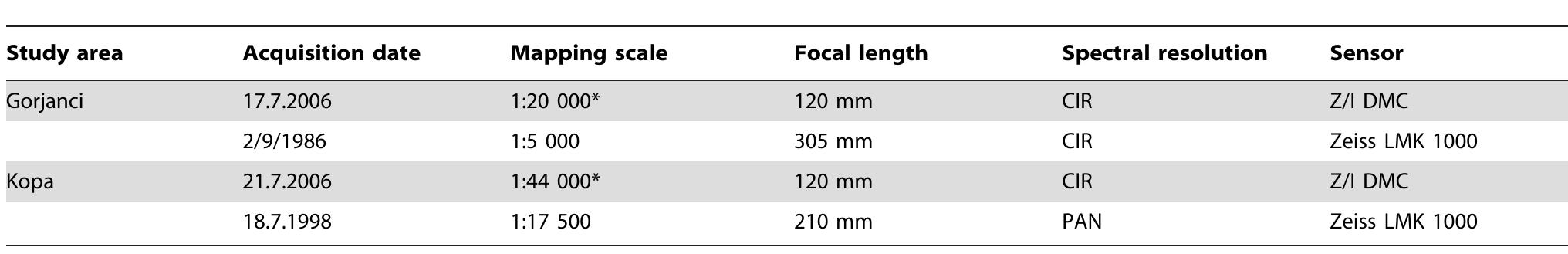 mapping scale estimate based on the digital mapping