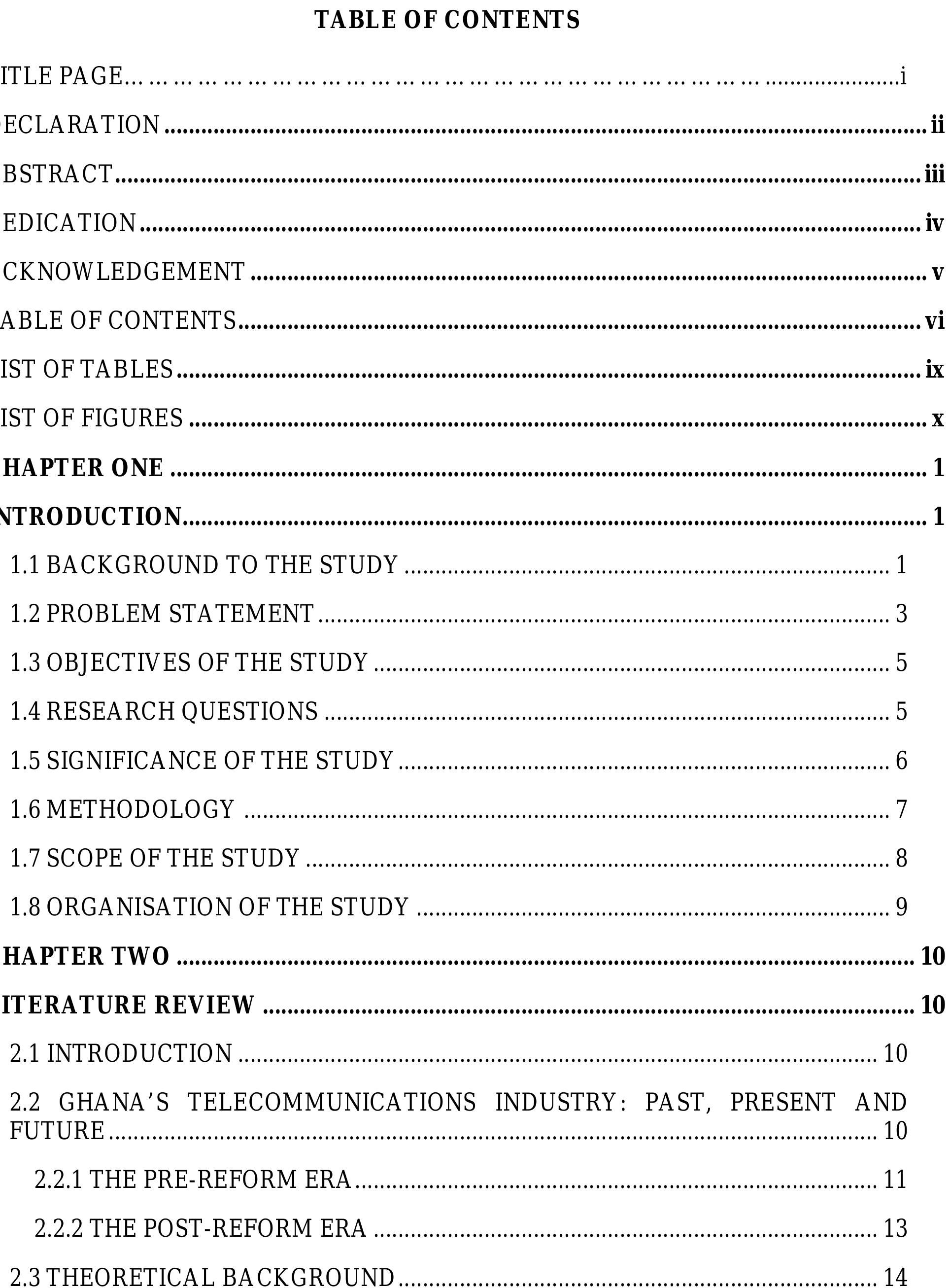 Table 1 Factors Affecting Customer Satisfaction And
