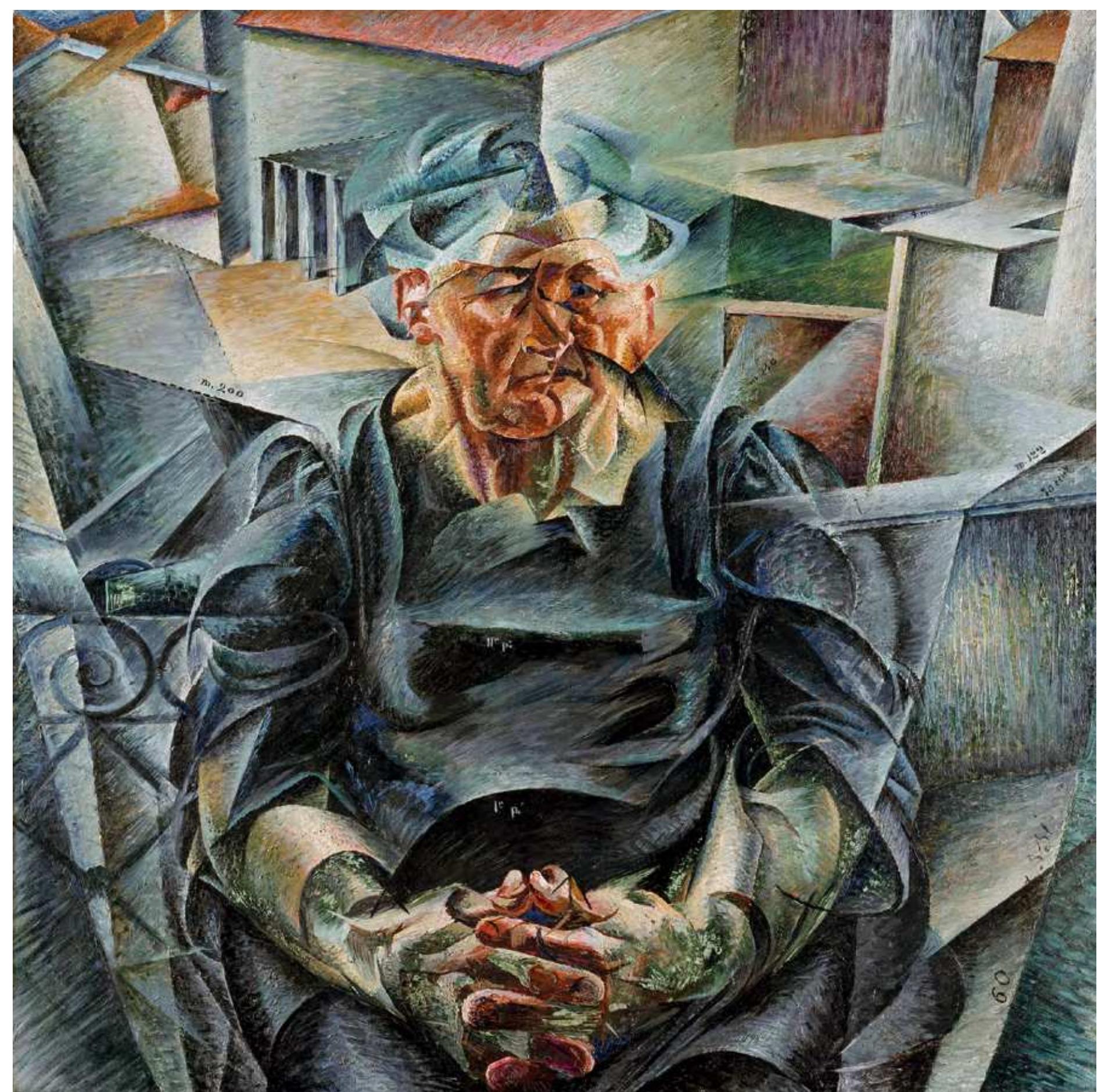 3 / umberto boccioni, horizontal volumes, 1912 oil, canvas,
