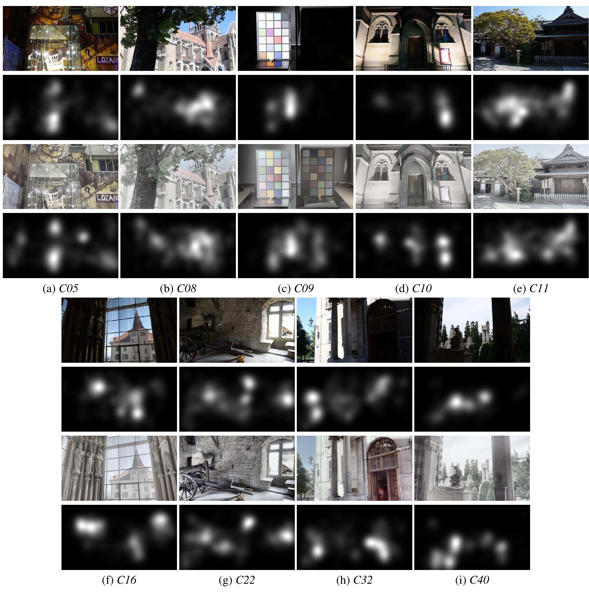 Examples showing significant visual differences between fdms