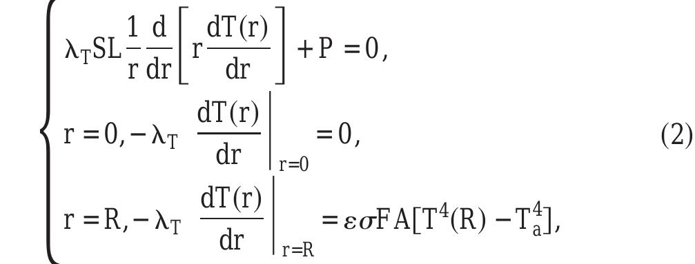Supposing isothermal circumferential surfaces, the heat