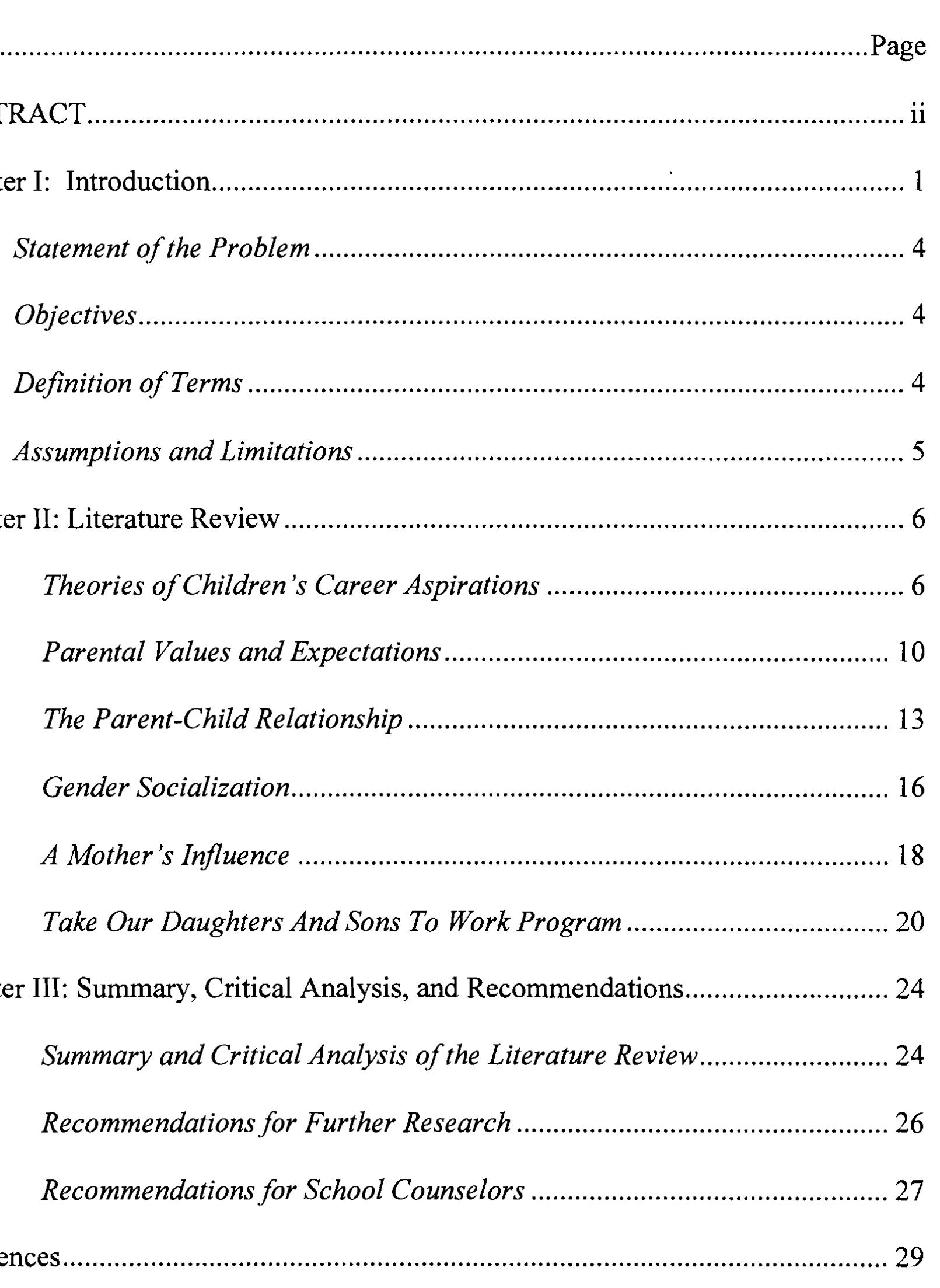 (PDF) Parental Influence and Career Choice: How Parents Affect the ...