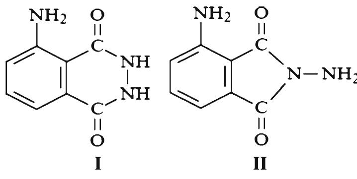 Chemical structure of luminol isomer uliliivouulil pivpet