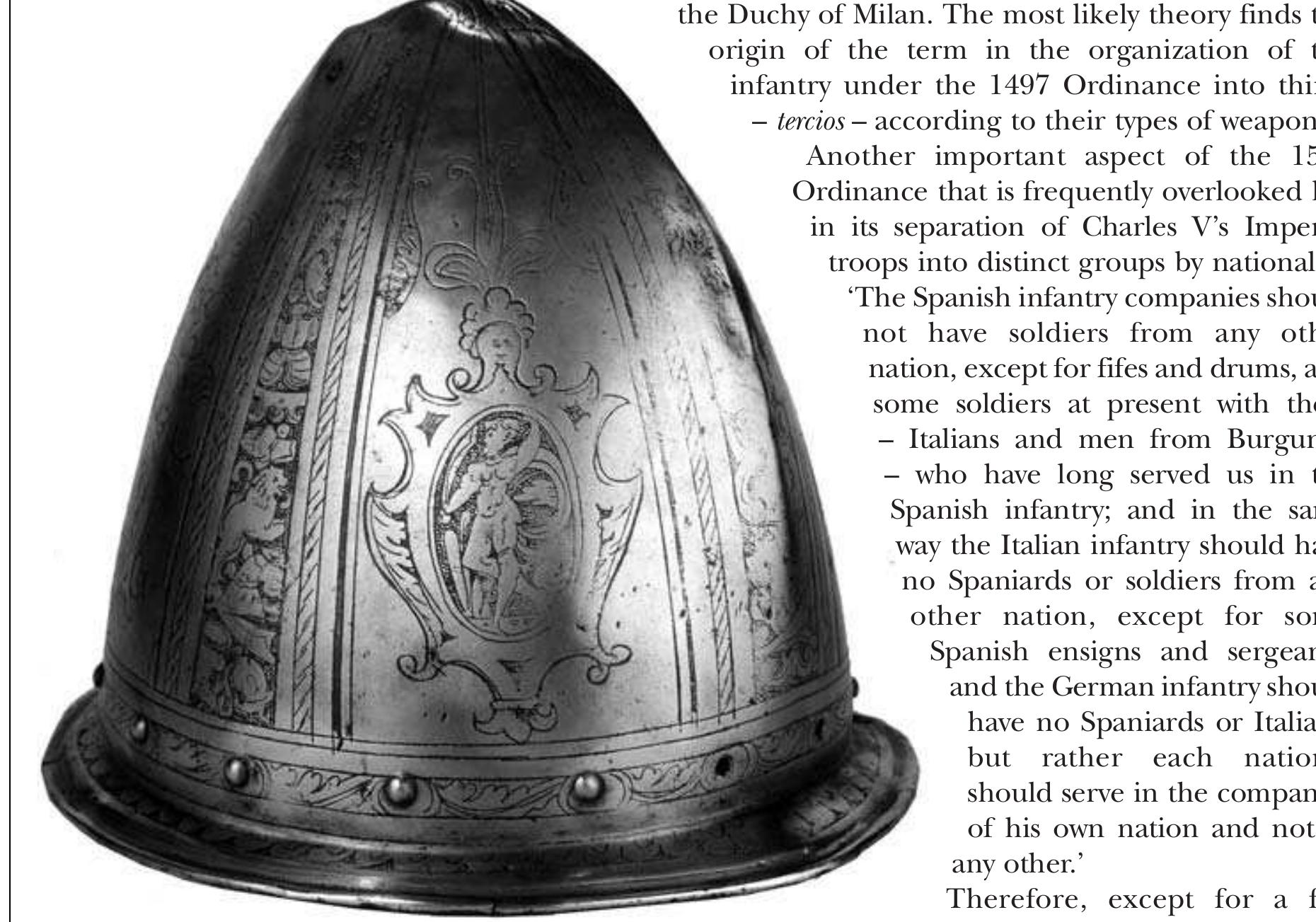 Both period and modern terms for types of helmet, which vary
