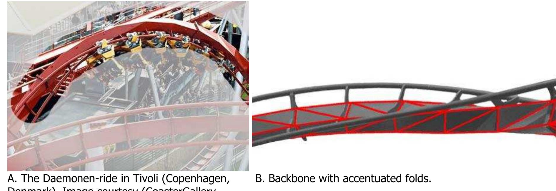 Nt: structural system folded sheet-like elements are being