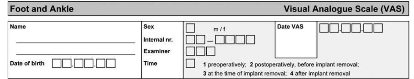 Instructions for filling out the questionnaire three scores