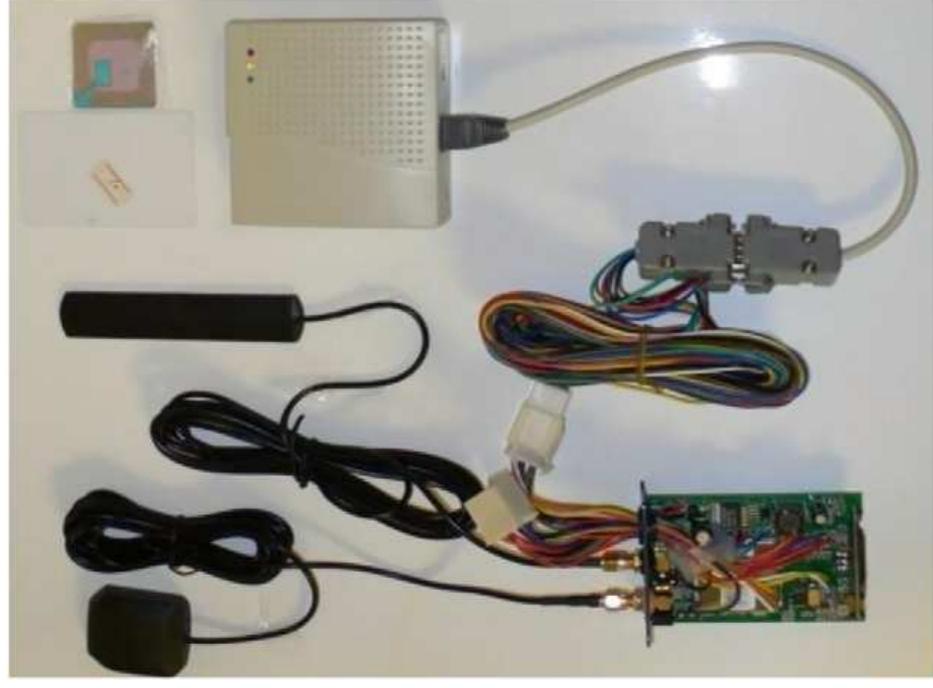 A sample rfid-gps based integrated system.