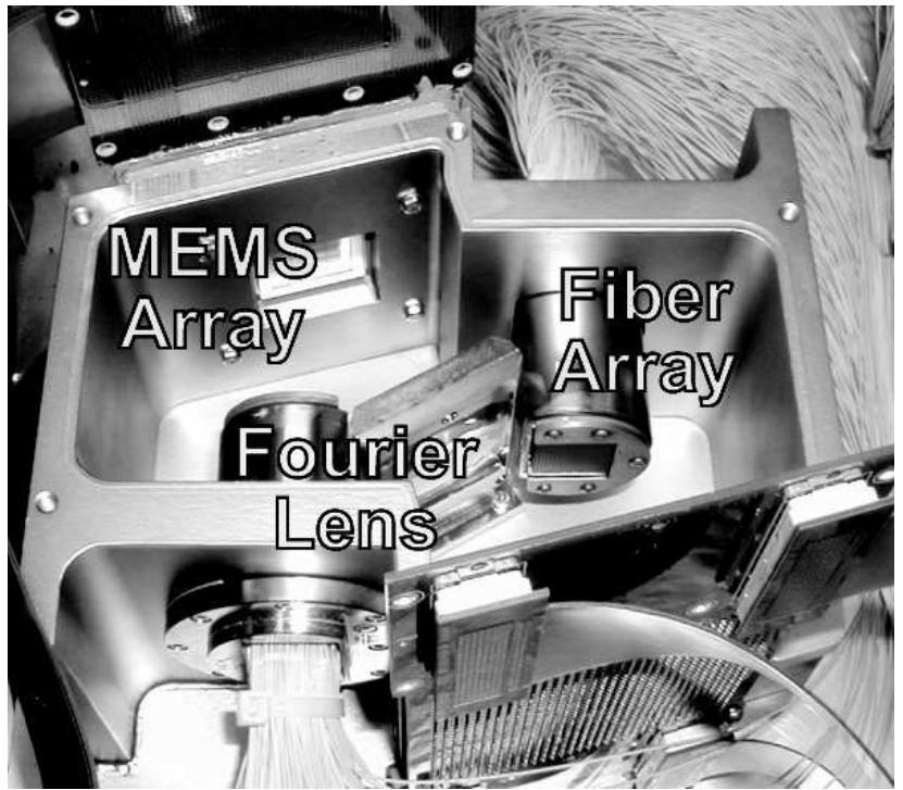 Optical subsystem of the mems-based oxc showing mems mirror