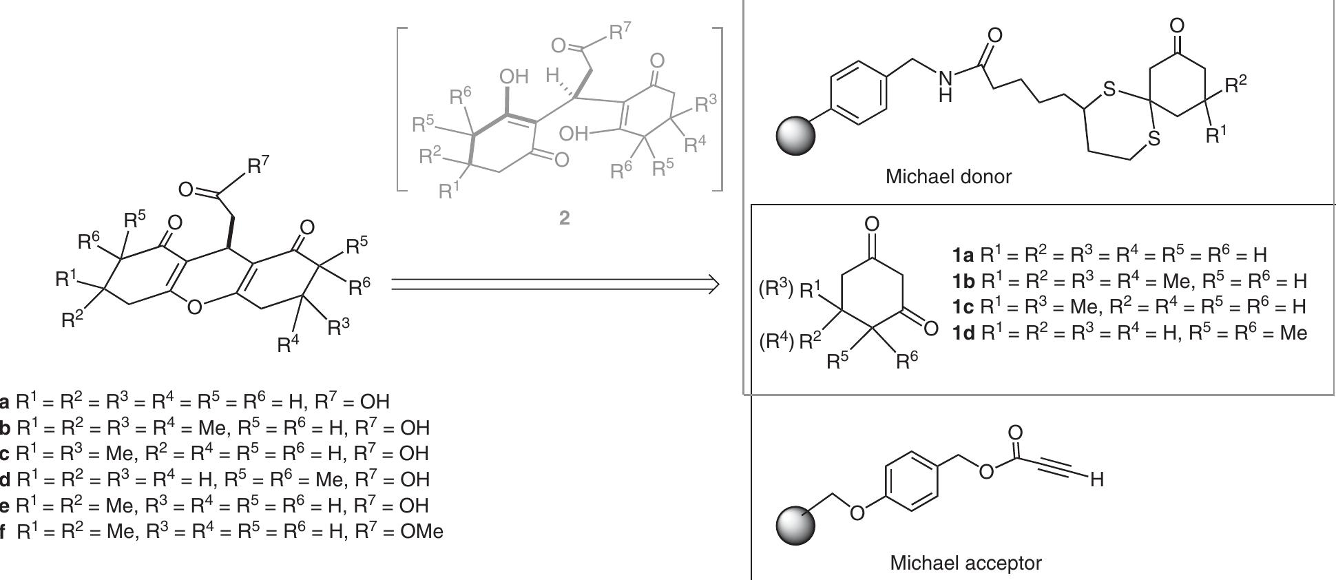 Retrosynthetic analysis for the solid-phase synthesis of