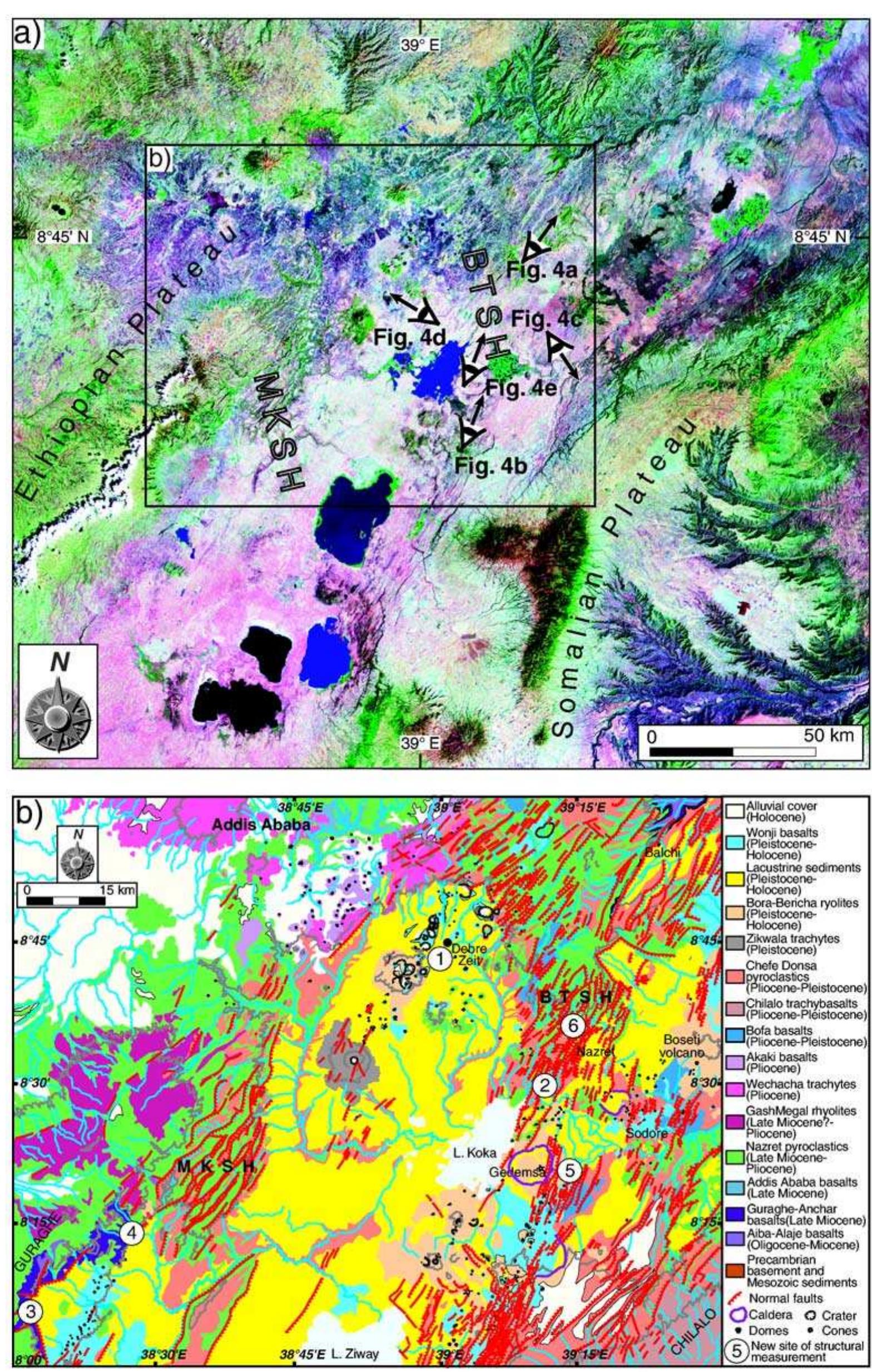 (a) satellite landsat tm mosaic rgb742 (28.5 m x 28.5 m