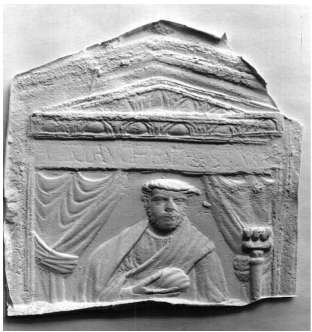 Clay mould for diptych of anicius bassus. (photo: j. spier)