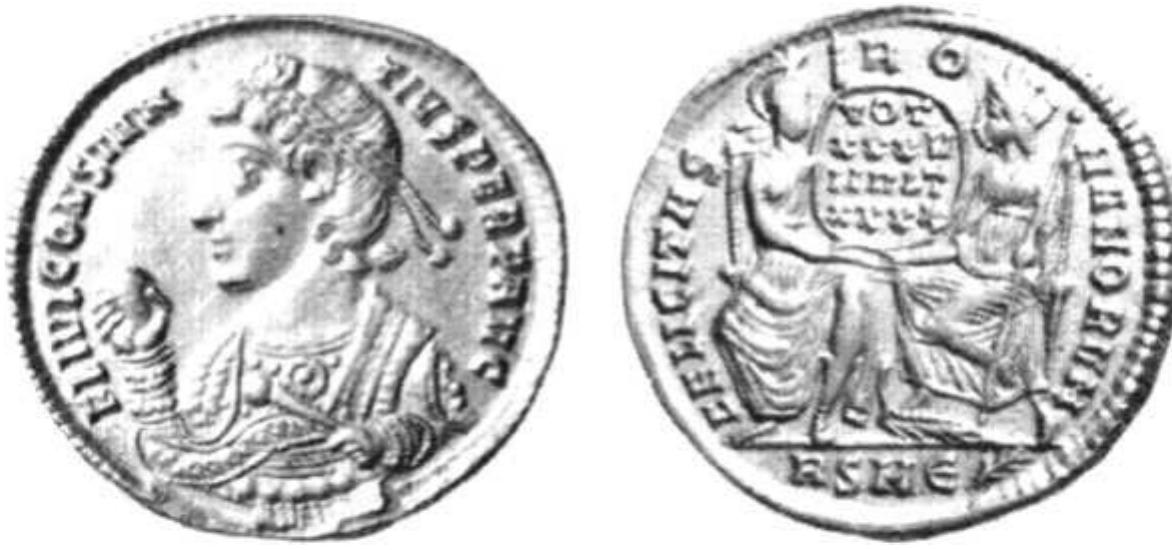Rr. consular solidus of constantius ii. (photo: british