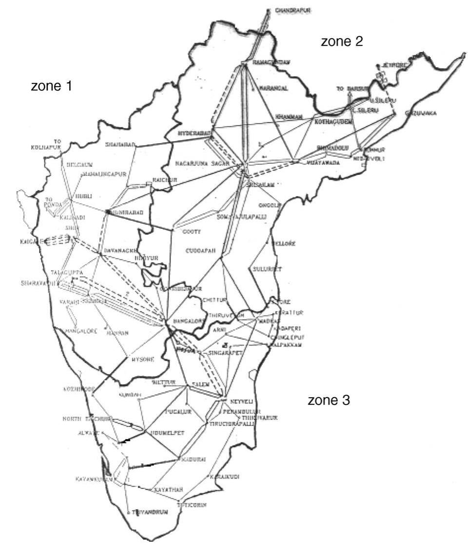 Zonal grid map of interconnected system the fuzzy approach