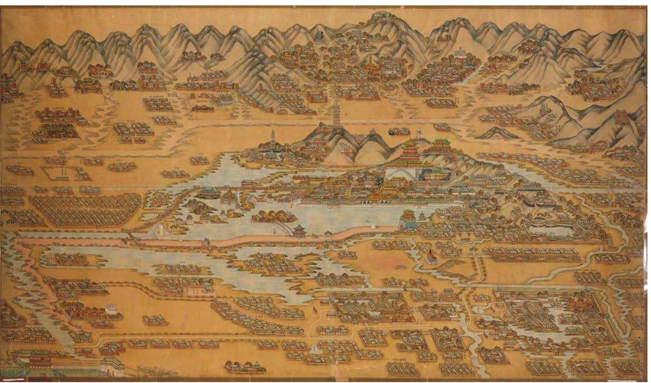 Fic. 3. yibeyuan baqi bingying tu (map of eight banners
