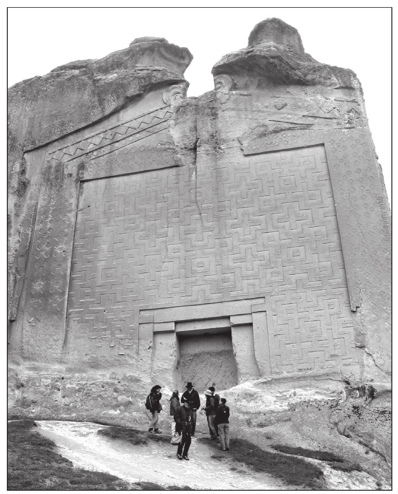 The midas monument, sixth century bce., midas city, phrygian