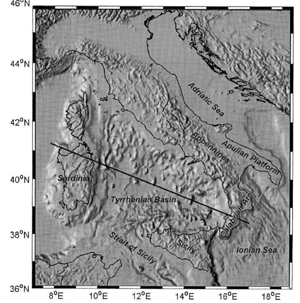 Regional sketch map of the main geological and structural