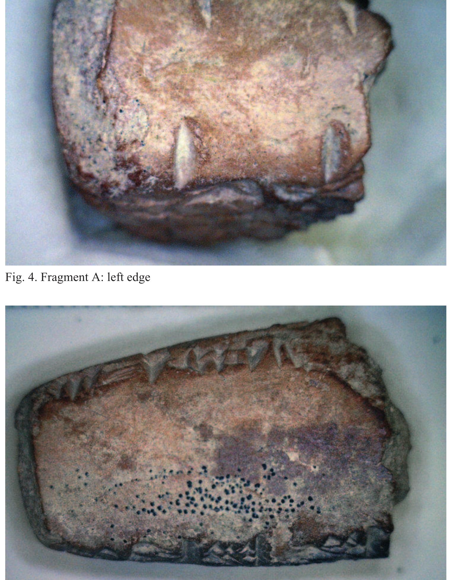 Figure 7 - Hazor 18: Fragments of a Cuneiform Law Collection