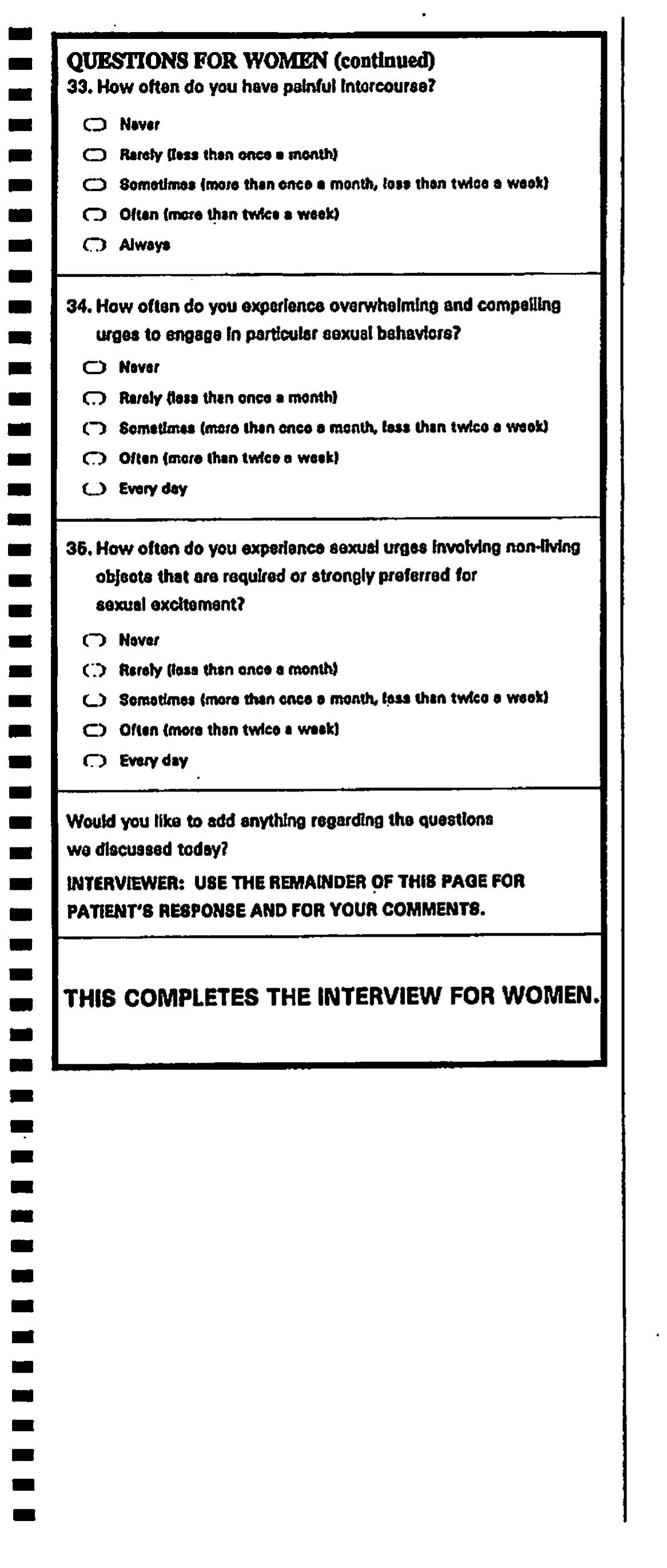 (PDF) The Changes in Sexual Functioning Questionnaire (CSFQ ...