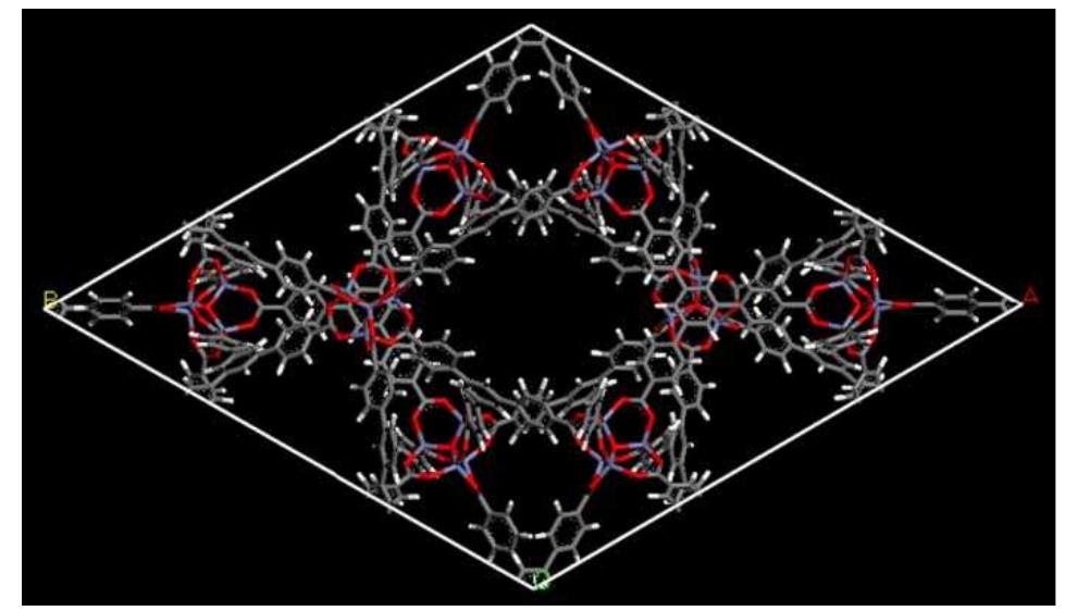 Unit Cell Structure Of Mof 177 The Unit Cell Structure Of