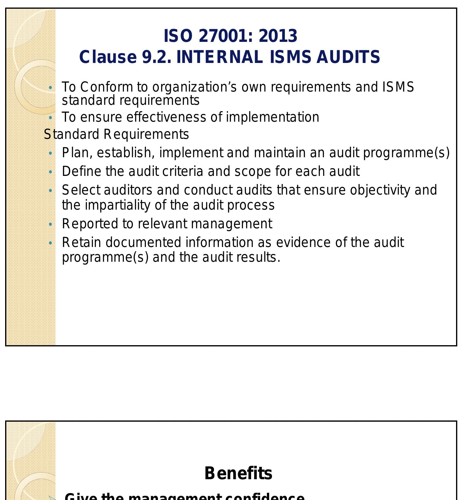 Figure 6 - INTERNAL AUDIT OF ISMS – ISO/IEC 27001 NTT