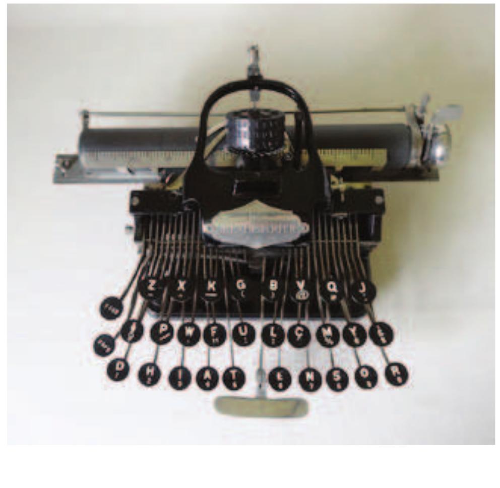 Figure 2 - Type design for typewriters: Olivetti