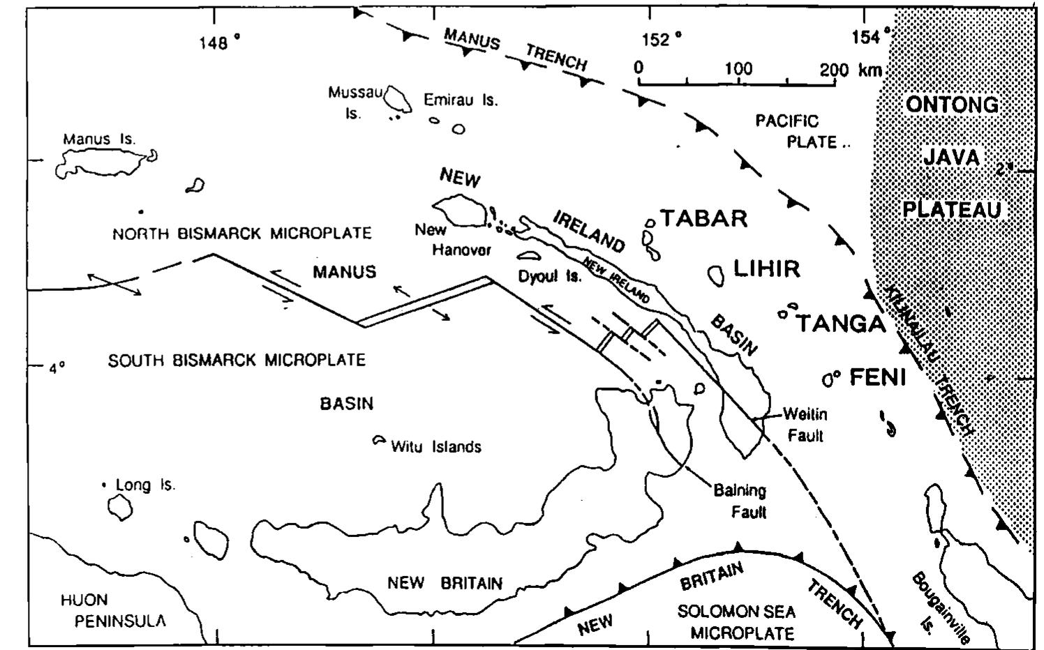 Regional map showing the location of the tabar to feni