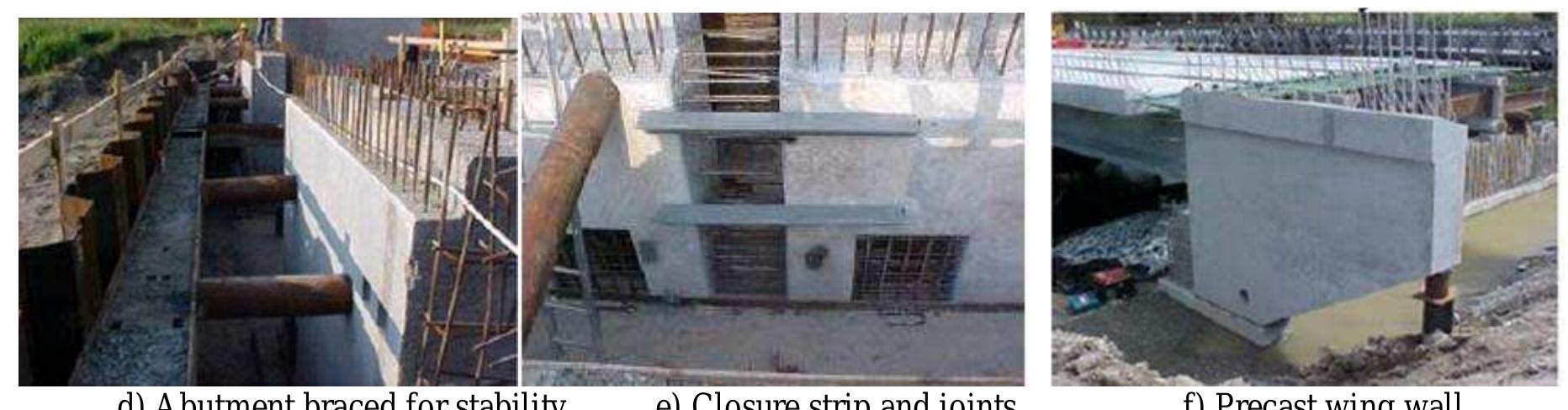 Prefabricated substructure at moose creek bridge (husain and