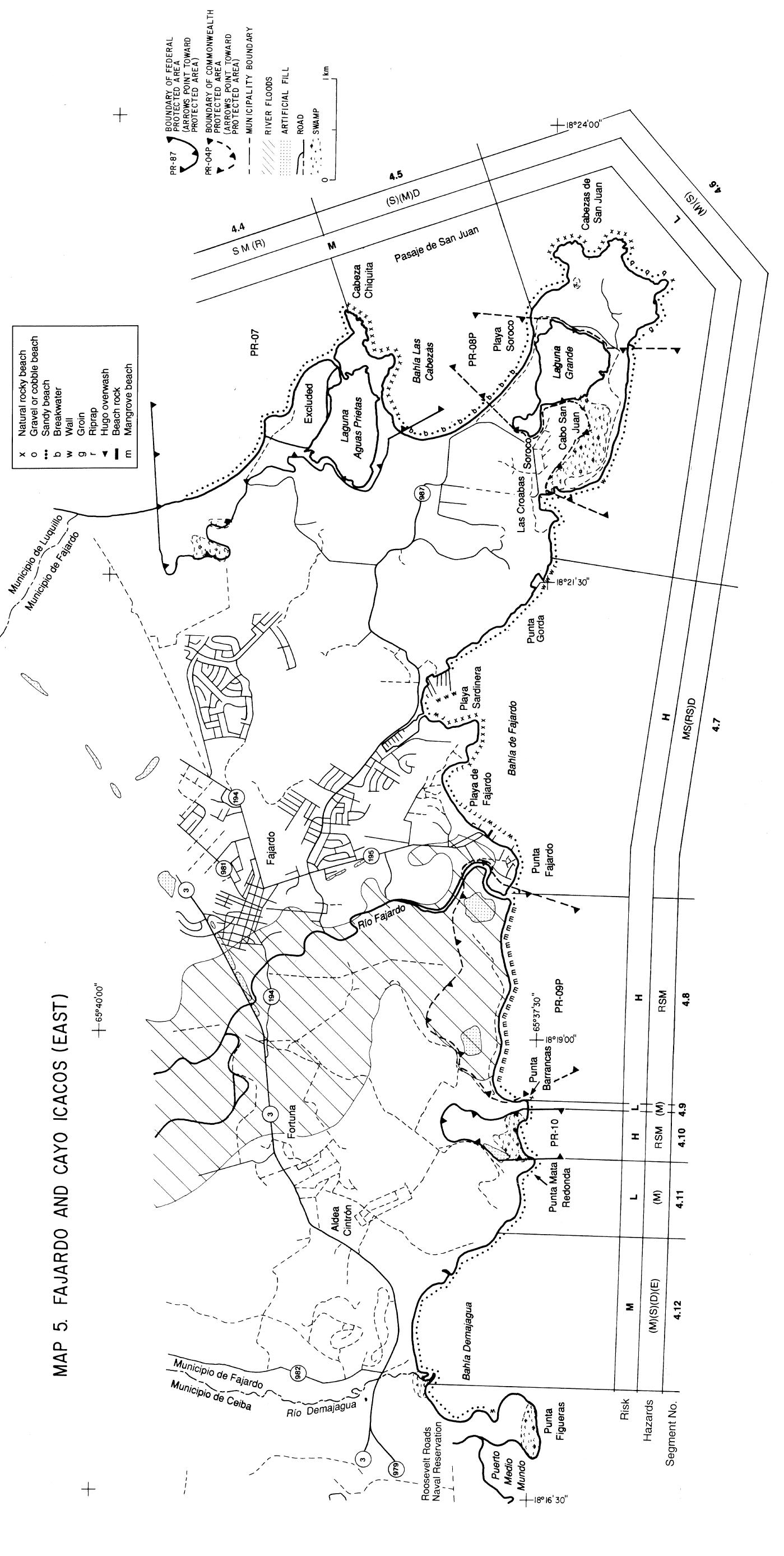 Figure 6 - Coastal-Zone Hazard Maps and Recommendations: