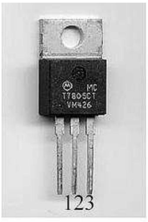 Itis a three pin ic used as a voltage regulator. it converts