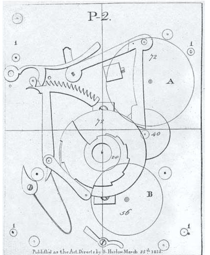 Figure 2 - from Samuel Harlow of Ashbourne and his Longcase