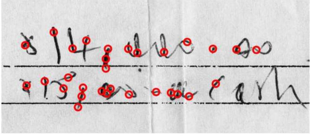 Three different spectra were produced from the range of ink