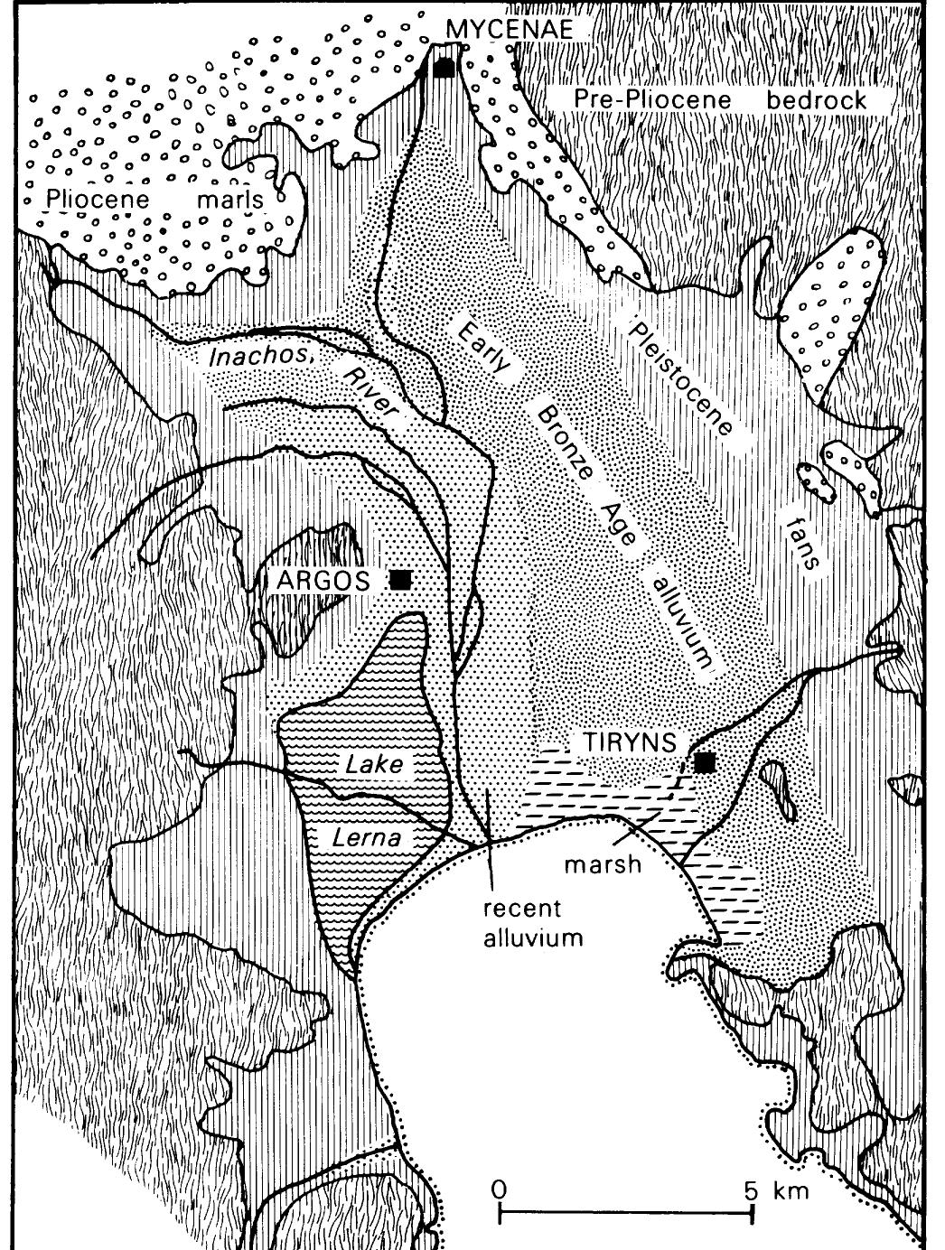 Figure 6 - Land Use and Soil Erosion in Prehistoric and
