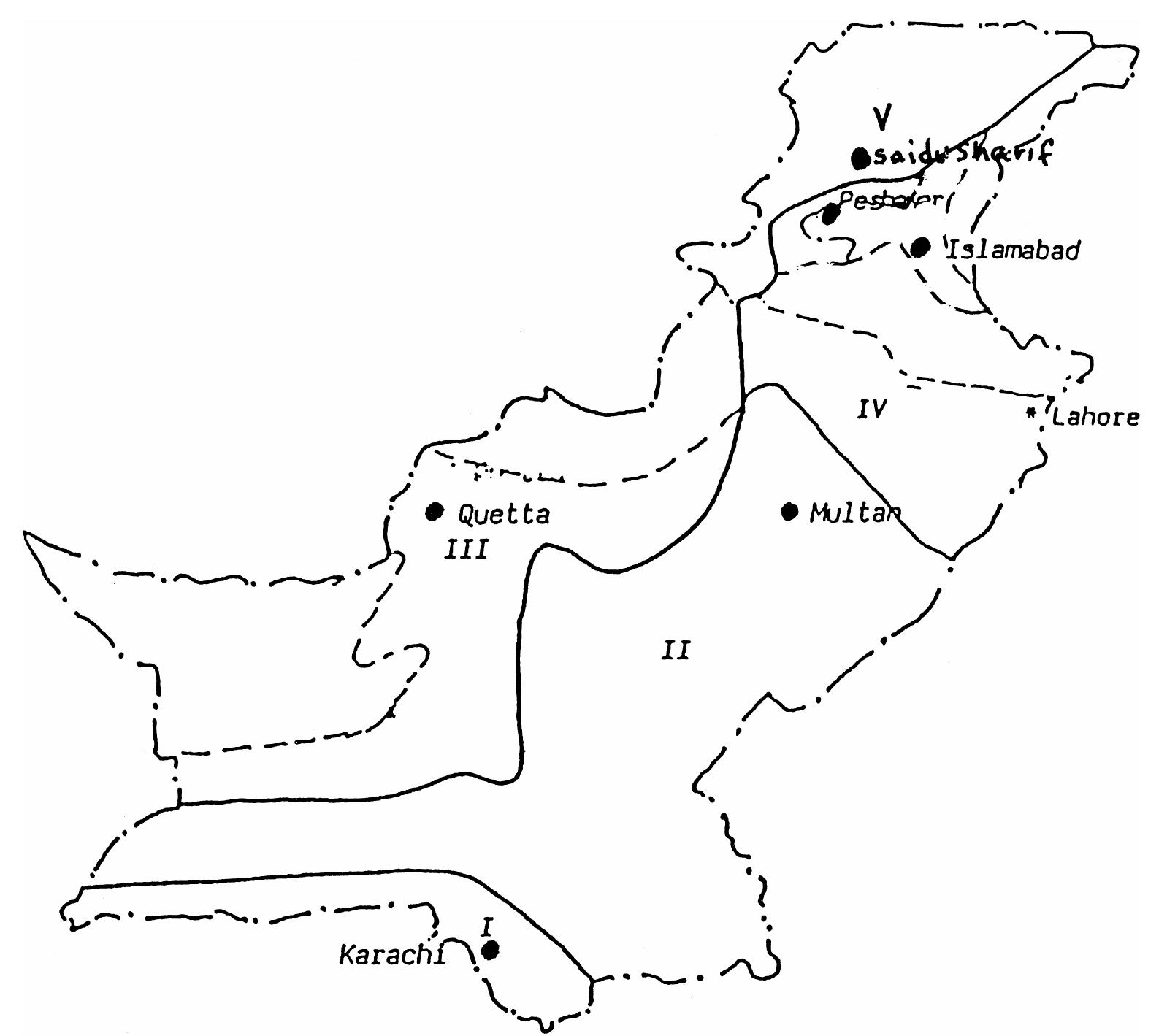 Climatic regions of pakistan [26].