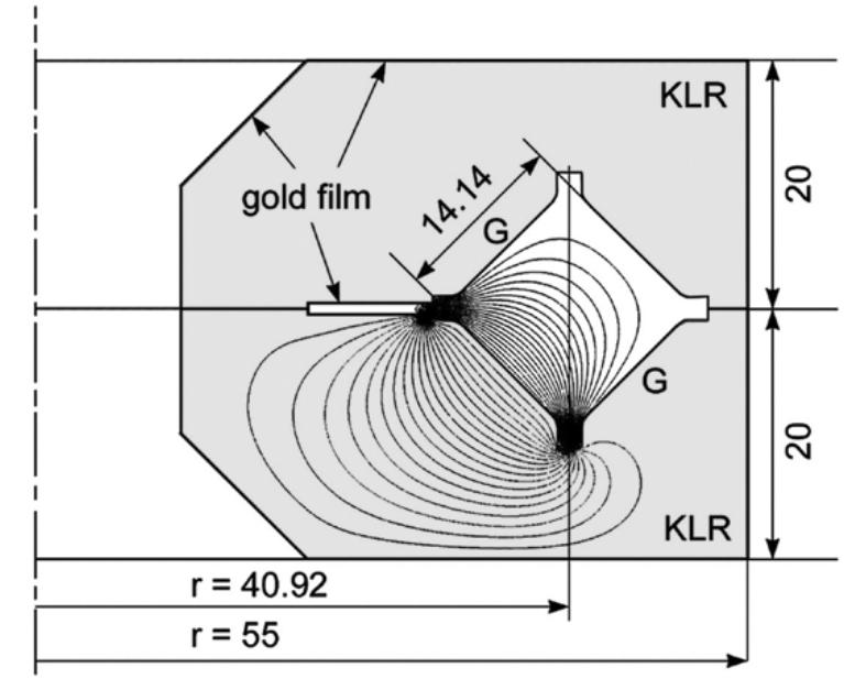 Structural cross section of the completed tcc. the curves