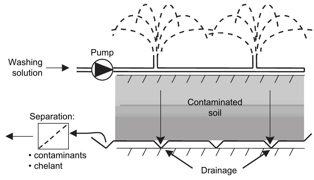 Flow chart of ex situ soil heap/column leaching. during