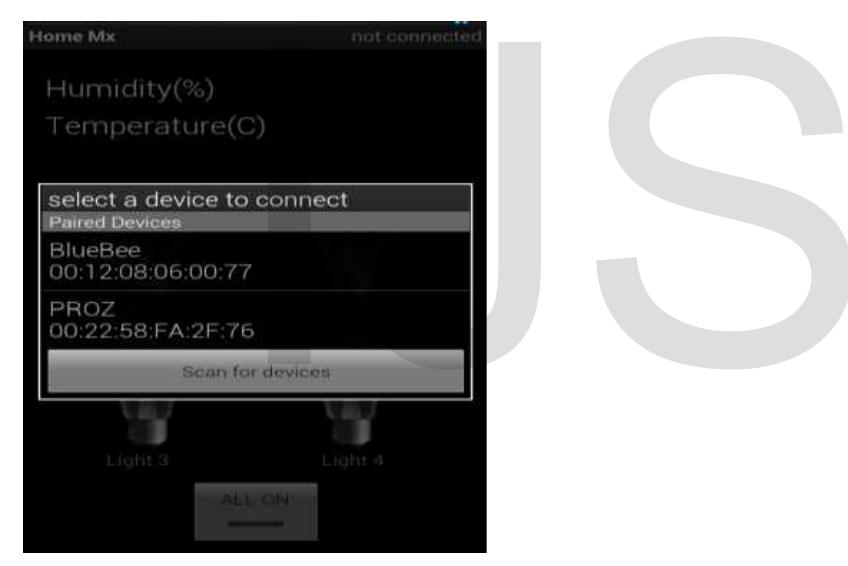 -7 illustrates the interface of android gui selecting