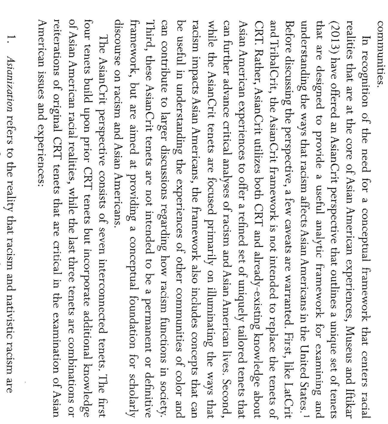Table 4 - An Asian Critical Theory (AsianCrit) Framework