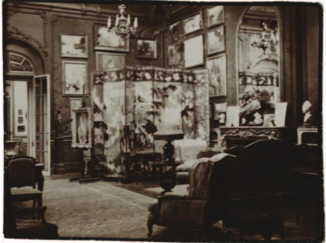 25. the interior of rené gimpel’s house in rue spontini,